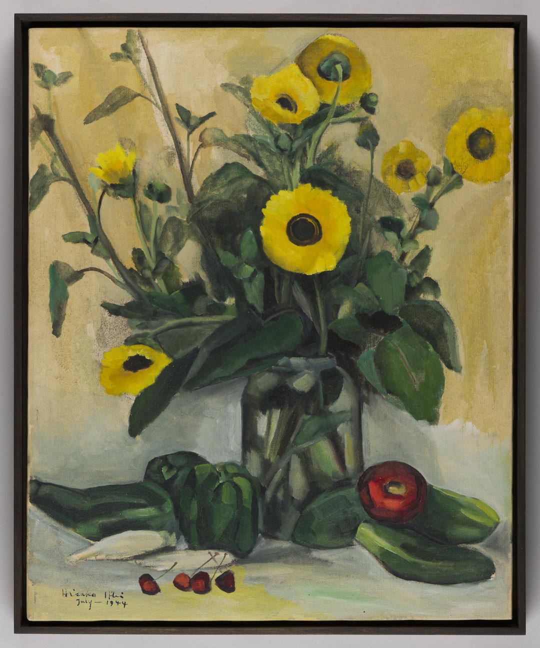 Topaz Sunflowers · Brooklyn Museum
