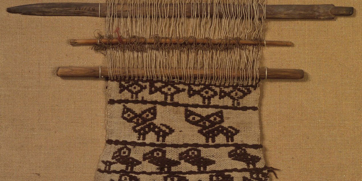 Backstrap Loom with Unfinished Textile · Brooklyn Museum