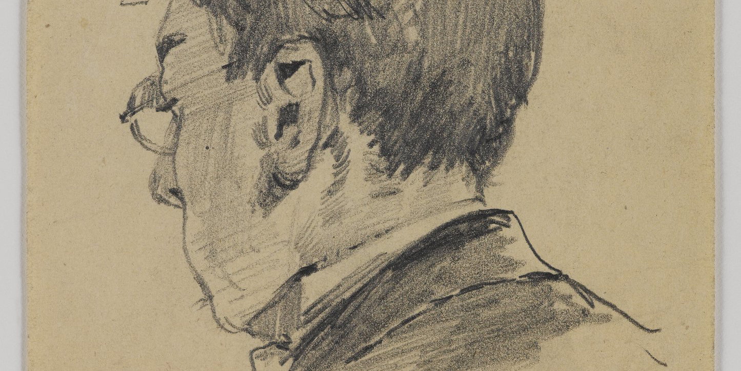 [Untitled] (Sketch of Back of Man's Head) · Brooklyn Museum