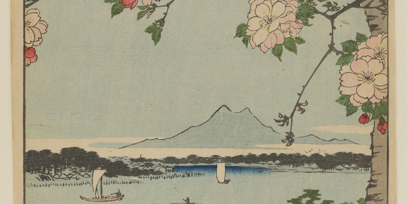 Suijin Shrine and Massaki on the Sumida River (Sumidagawa Suijin no ...