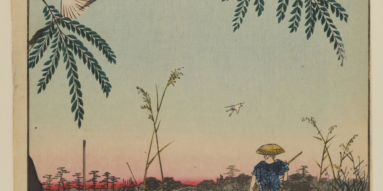 Ayase River and Kanegafuchi, No. 63 from One Hundred Famous Views of ...