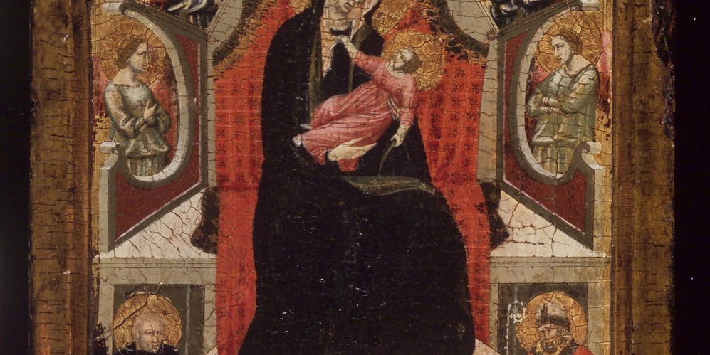 Virgin and Child Enthroned with Saints Benedict and Donato (?) and Four ...