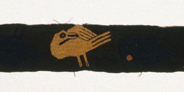 Textile Fragment, unascertainable, Border or Poncho, Border, Fragment ...