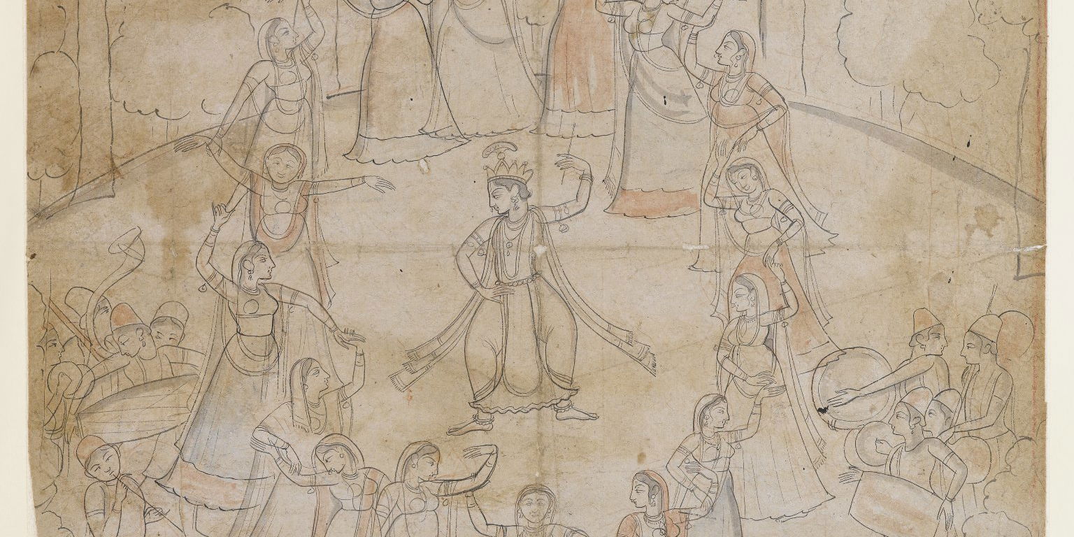Rasa Mandala: Krishna Dancing with the Gopis · Brooklyn Museum