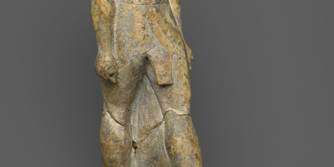 Statue of a Priest, Wen-amun Son of Nes-ba-neb-dedet and Ta-sherit ...