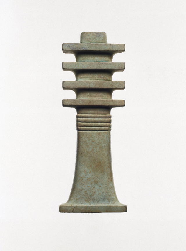 Djed-pillar Amulet (Backbone of Osiris) · Brooklyn Museum