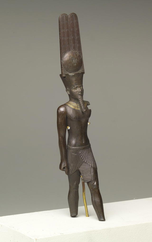 Amun-Re in a Crown with Tall Plumes · Brooklyn Museum