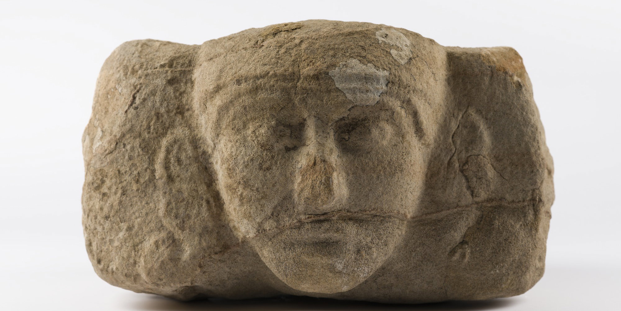 Relief Carving of a Human Face · Brooklyn Museum
