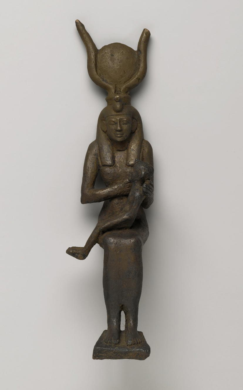 Statue of Isis Nursing the Child Horus · Brooklyn Museum
