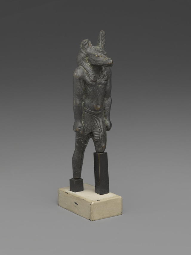 Statuette of Anubis · Brooklyn Museum