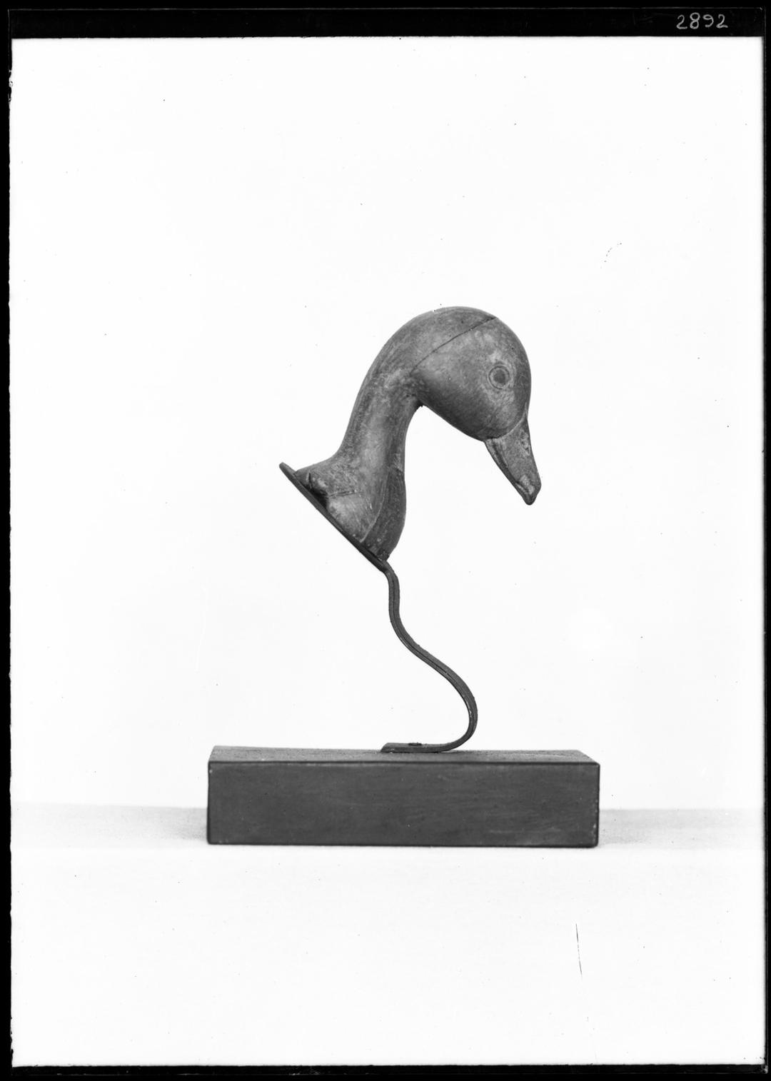 Head of a Duck, Probably from a Toilet Spoon · Brooklyn Museum