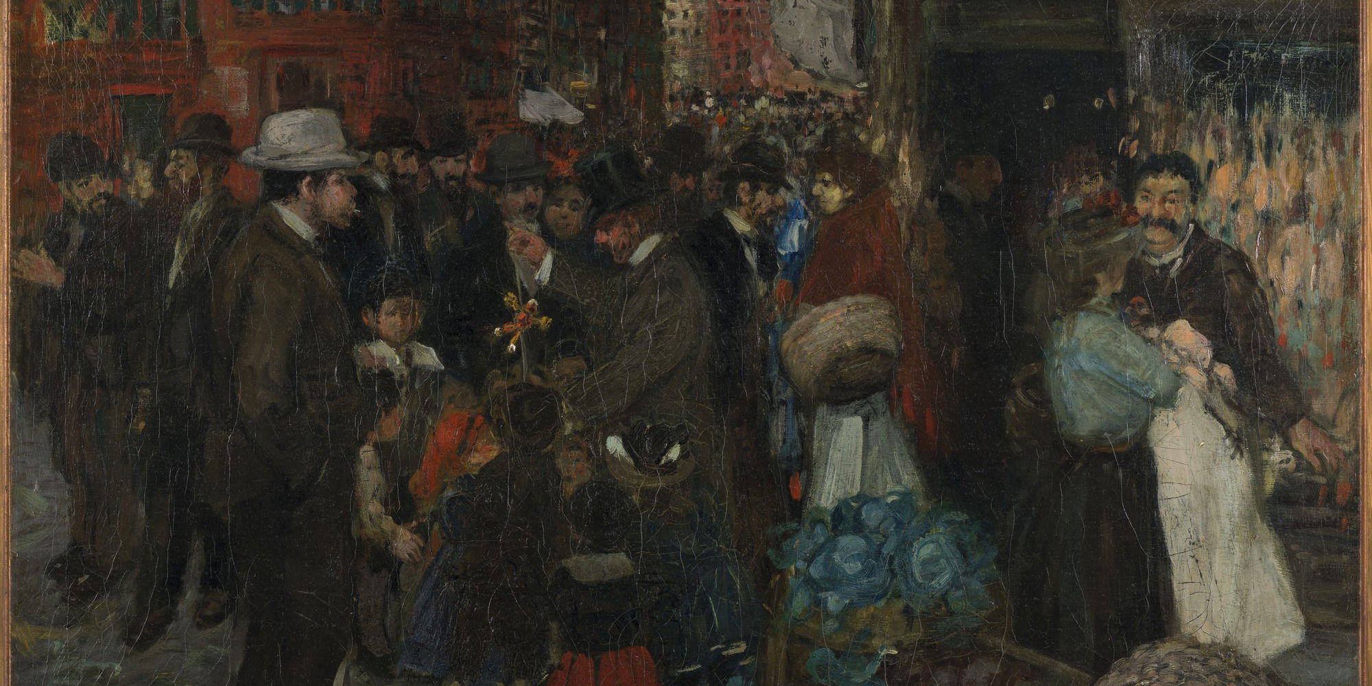 Street Scene (Hester Street) · Brooklyn Museum