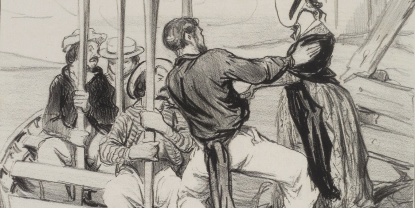 Embarkation of a Lady (Embarquement d'une dame) · Brooklyn Museum