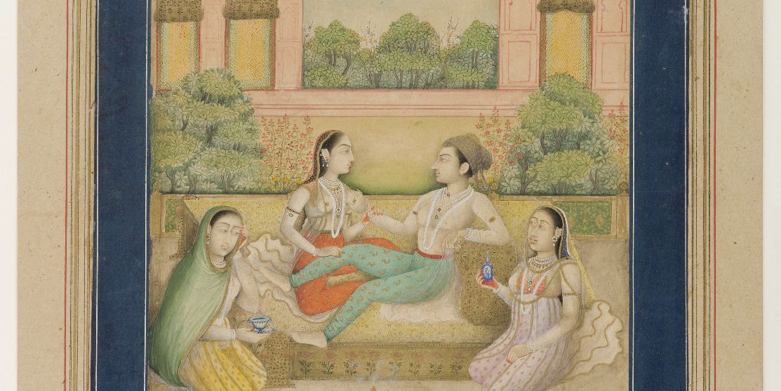 A Prince and his Consort on a Terrace · Brooklyn Museum