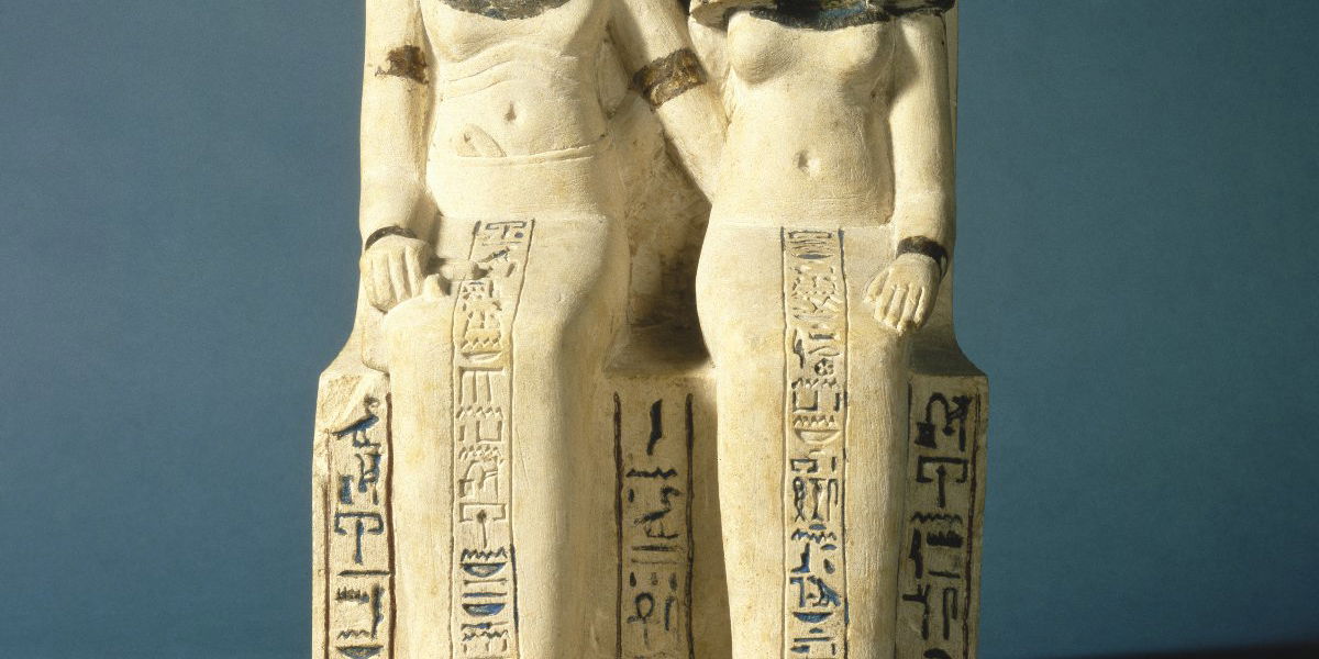 Pair Statue of Nebsen and Nebet-ta · Brooklyn Museum