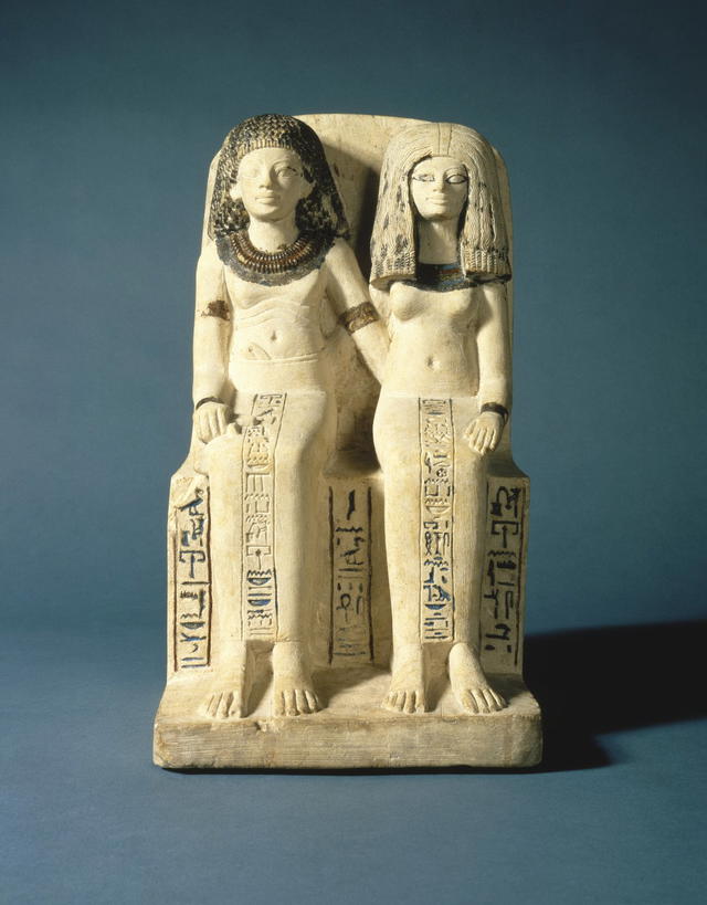 Pair Statue of Nebsen and Nebet-ta · Brooklyn Museum