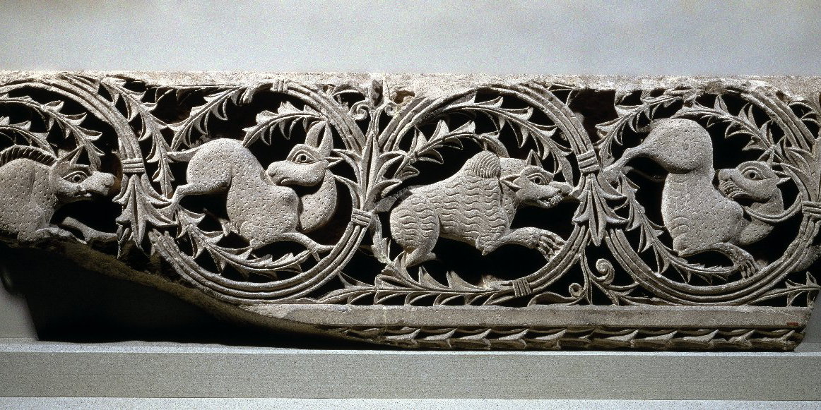 Frieze of Animals in Plant Scrolls · Brooklyn Museum