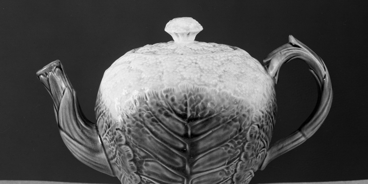 Teapot, Majolica, In Shape of Cauliflower · Brooklyn Museum