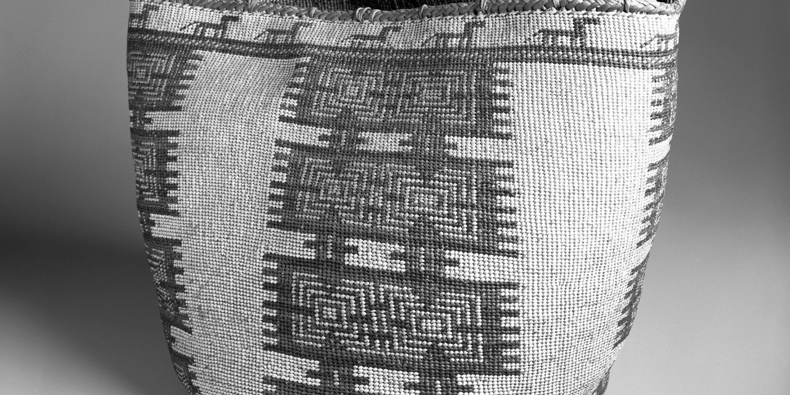 Large Basket with False Embroidery · Brooklyn Museum