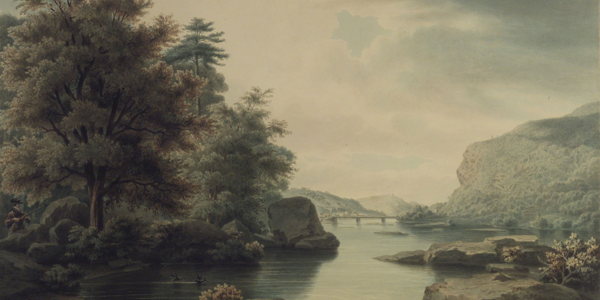 View on the Potomac Looking towards Harper's Ferry · Brooklyn Museum
