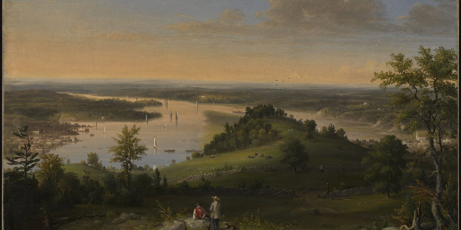 View from Mount Merino near Hudson · Brooklyn Museum
