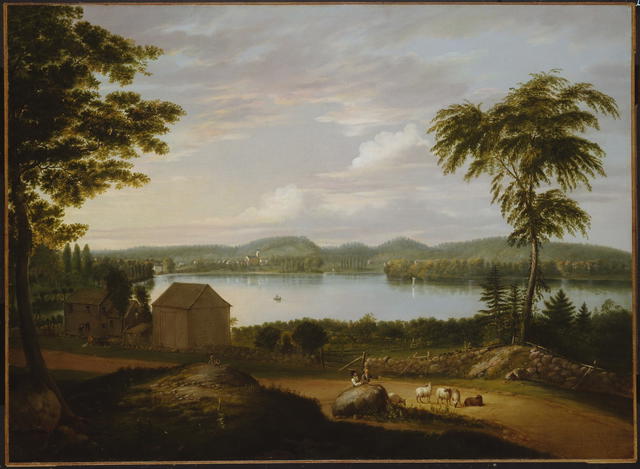 View of Springfield on the Connecticut River · Brooklyn Museum
