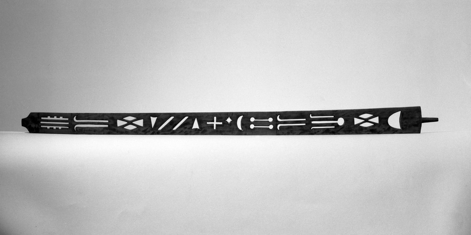 War Chief's Carved Pipe Stem · Brooklyn Museum