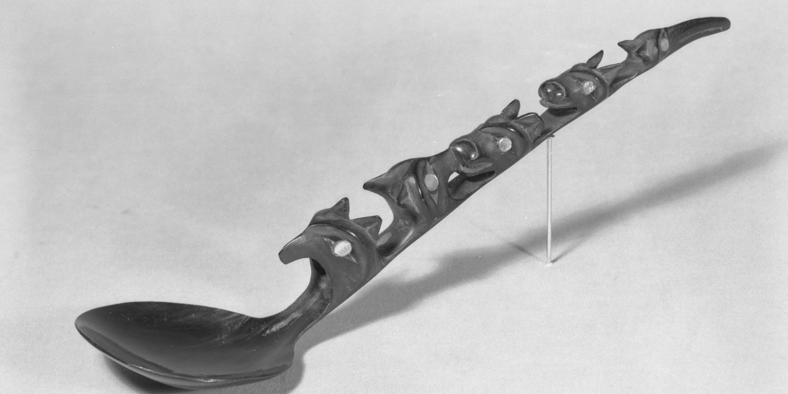 Carved Spoon with Five Animal Heads · Brooklyn Museum