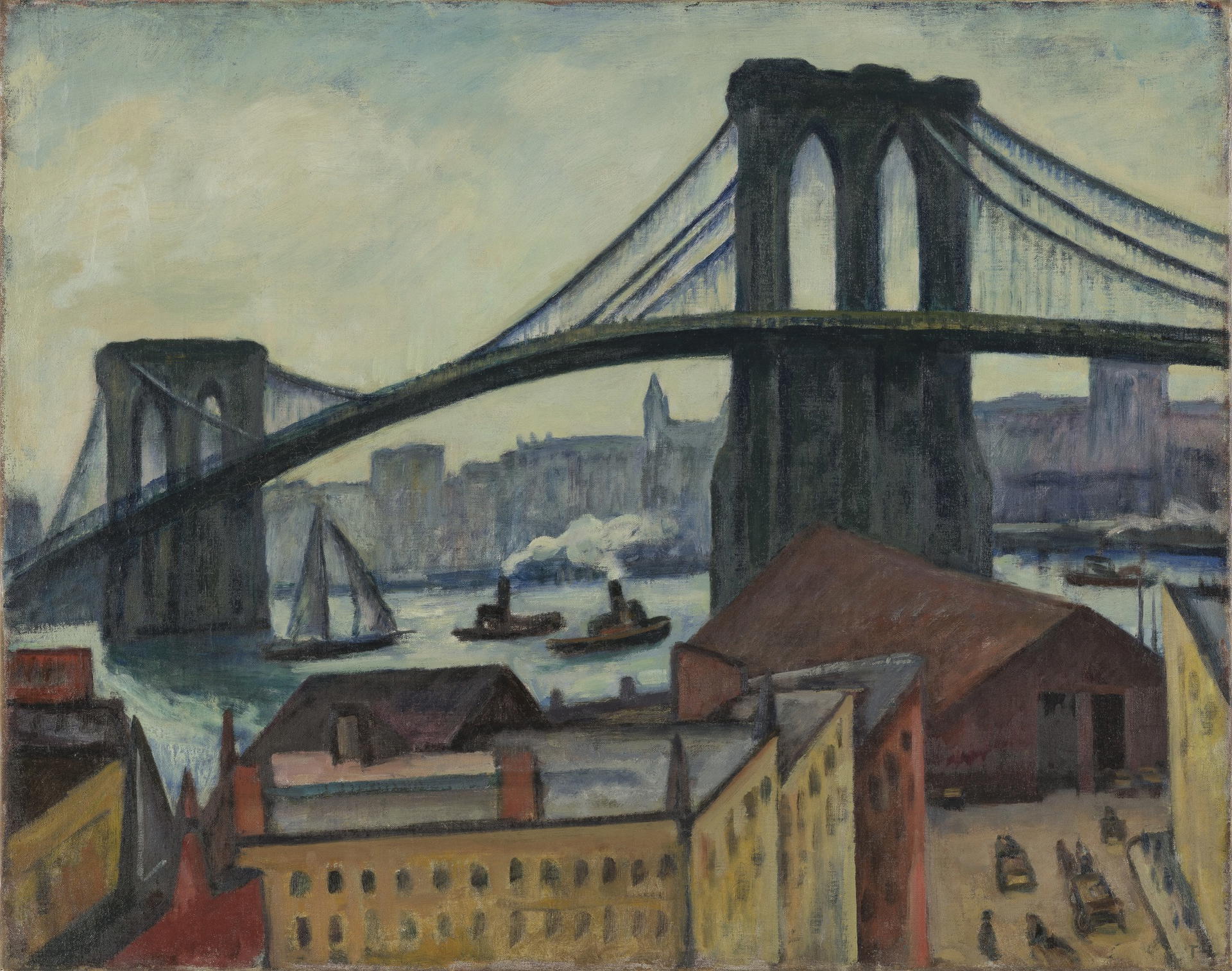 View of Brooklyn Bridge · Brooklyn Museum