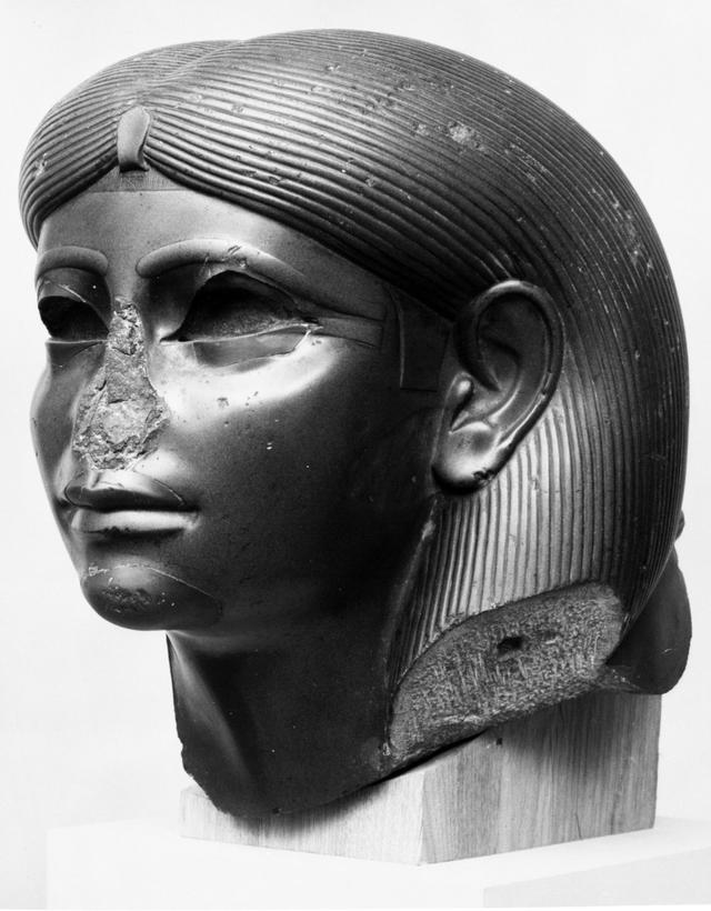 Head from a Female Sphinx · Brooklyn Museum