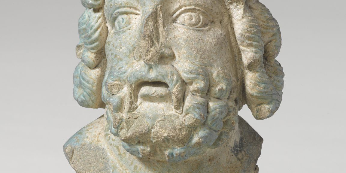 Head from a Statuette of Zeus Serapis · Brooklyn Museum