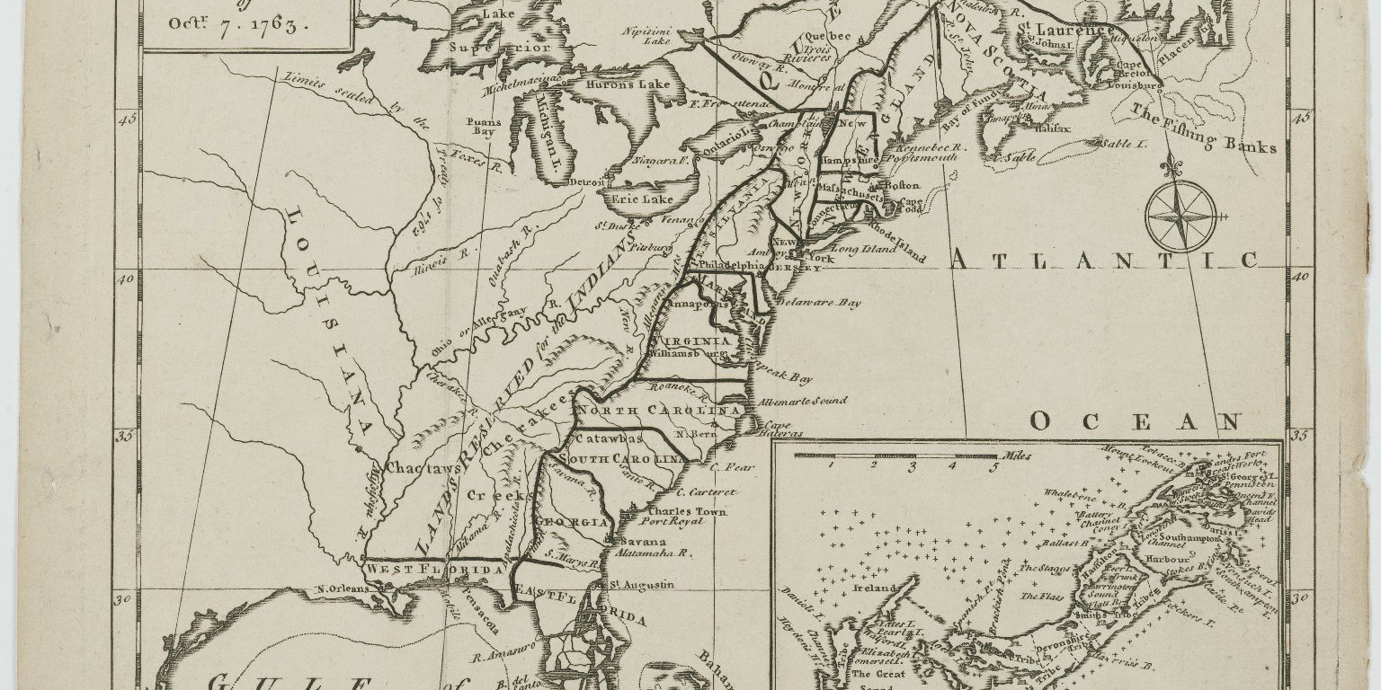 Map of The British Governments in North America · Brooklyn Museum