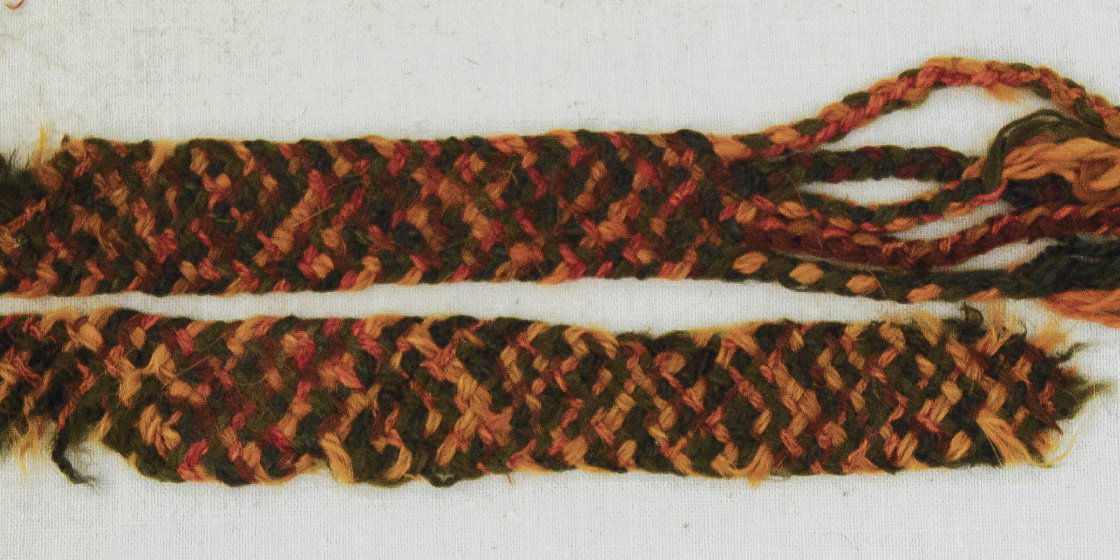 Textile Fragments, Unascertainable or Headband?, Fragments · Brooklyn ...