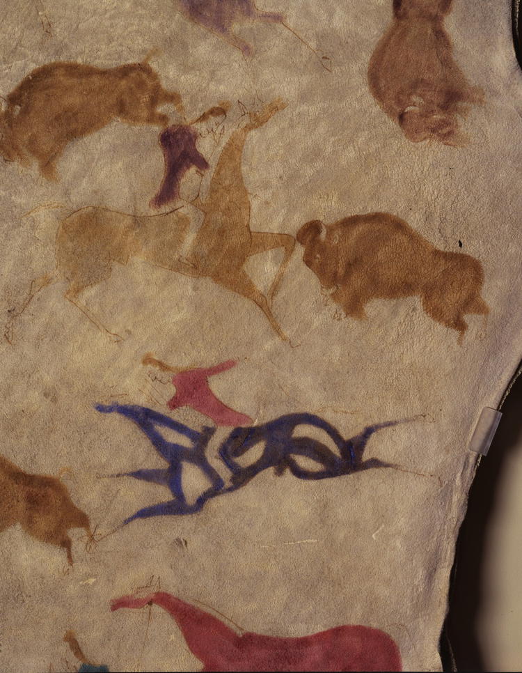 Painted Elk Hide · Brooklyn Museum