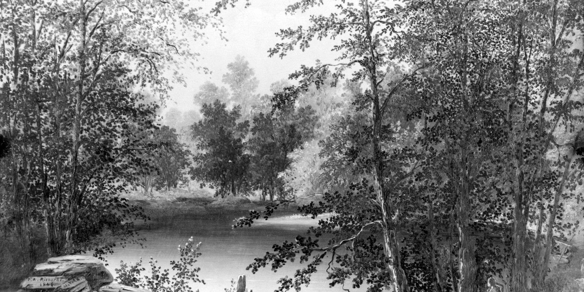 On Claverack Creek near Hudson, New York · Brooklyn Museum
