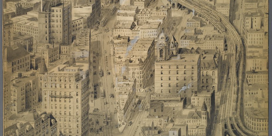 Proposed Approach in the Borough of Brooklyn to the Brooklyn Bridge ...