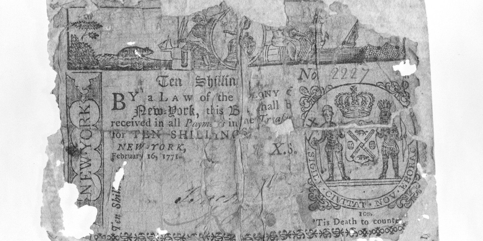 Ten Shilling Note · Brooklyn Museum