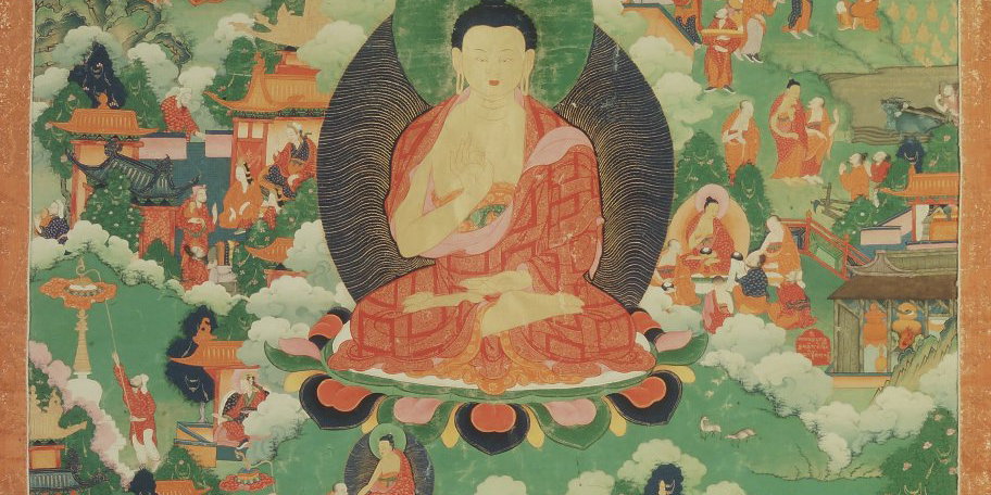 Shakyamuni Buddha Surrounded With Scenes Of His Life Brooklyn Museum