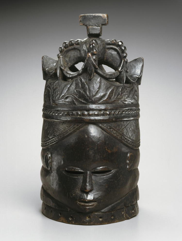 Sande society mask (sowei) · Brooklyn Museum