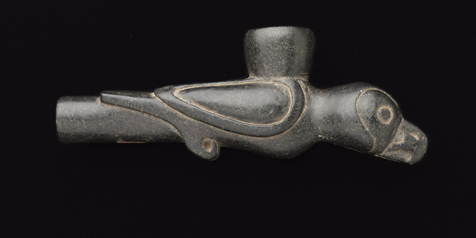 Falcon Effigy Pipe · Brooklyn Museum
