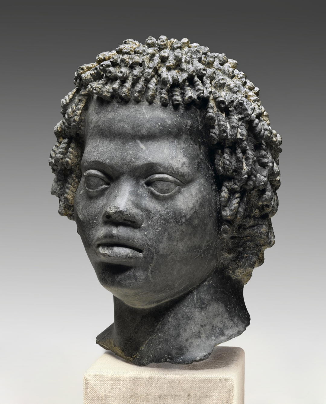 Head of a Man with Tight, Curly Hair · Brooklyn Museum