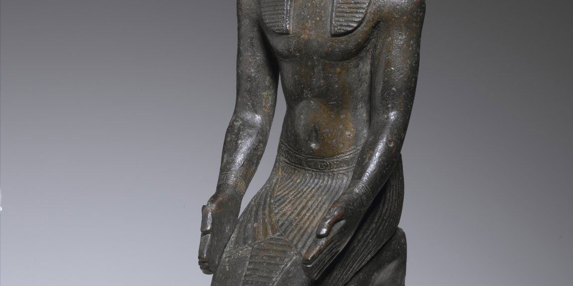 Kneeling Statuette of King Necho · Brooklyn Museum