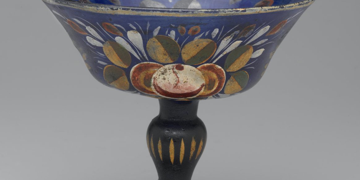 Painted Stemmed Cup · Brooklyn Museum