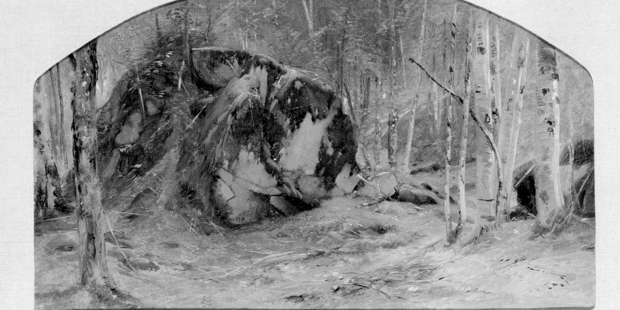 Madison Boulder, Conway, New Hampshire · Brooklyn Museum