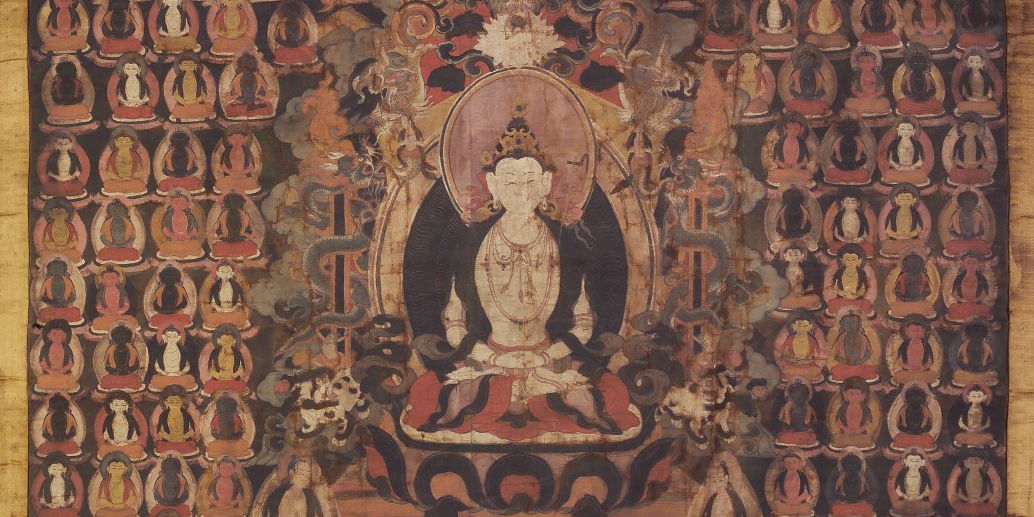 Tanka Portraying the Bon-po Deity gSen-lha 'od-dkar · Brooklyn Museum