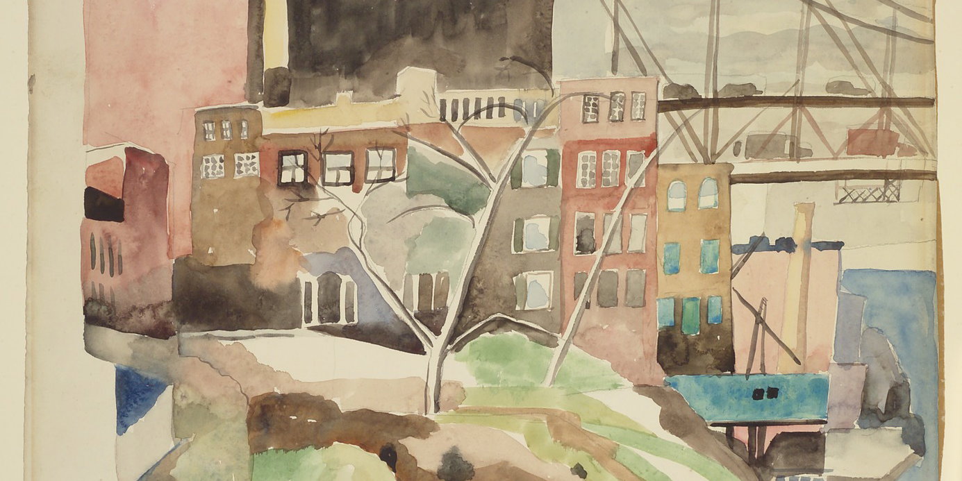 Manhattan Landscape with View of the Queensboro Bridge - Brooklyn ...