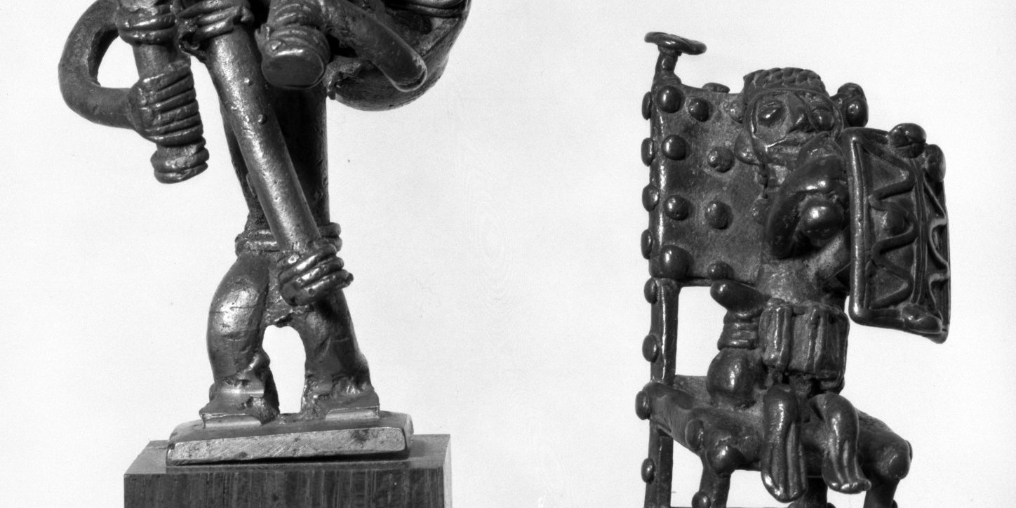 Gold-weight (abrammuo): seated figure · Brooklyn Museum
