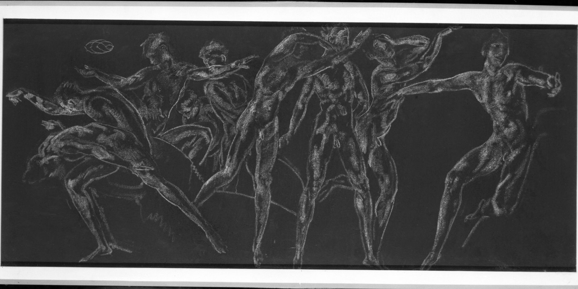 Untitled Drawing for a Frieze, One of a Pair · Brooklyn Museum