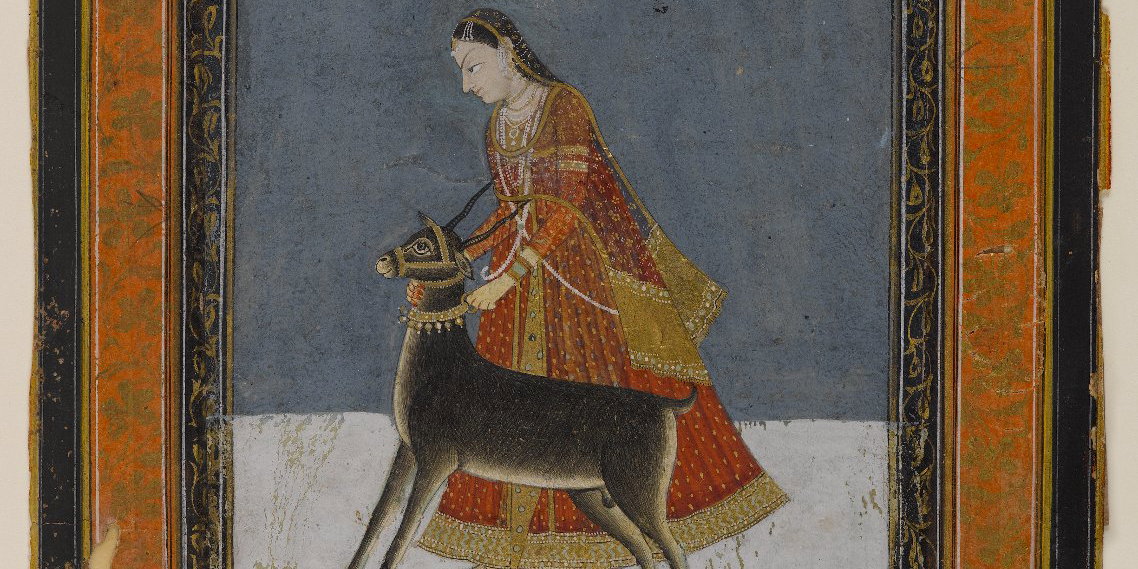 Lady with a Black Buck · Brooklyn Museum