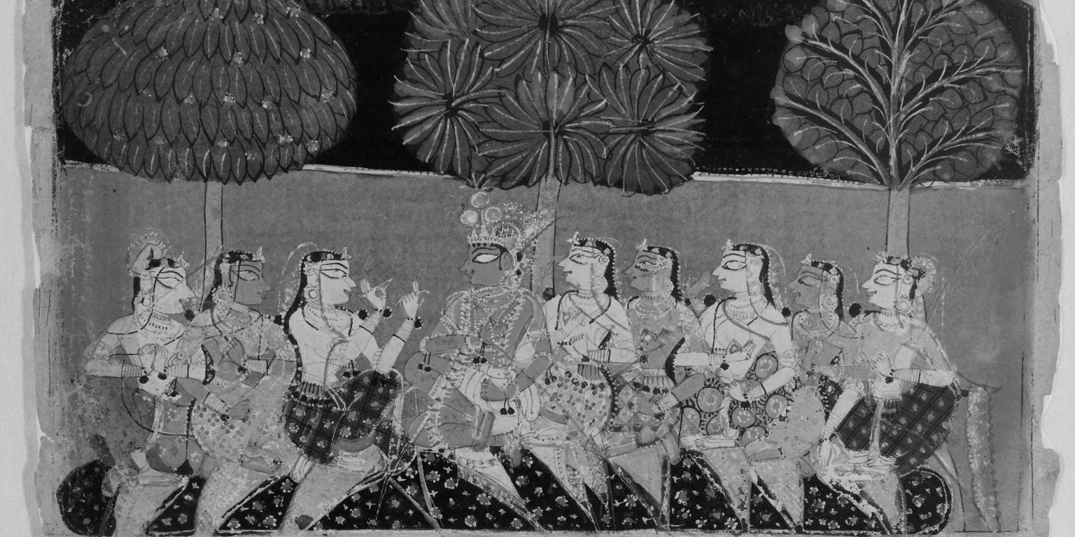 Krishna and the Gopis, Leaf from a Bhagavata Purana Series · Brooklyn ...